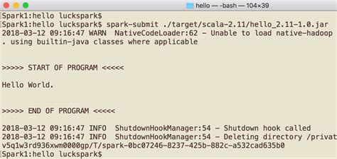 spark tutorial — hello world this tutorial will guide you to write