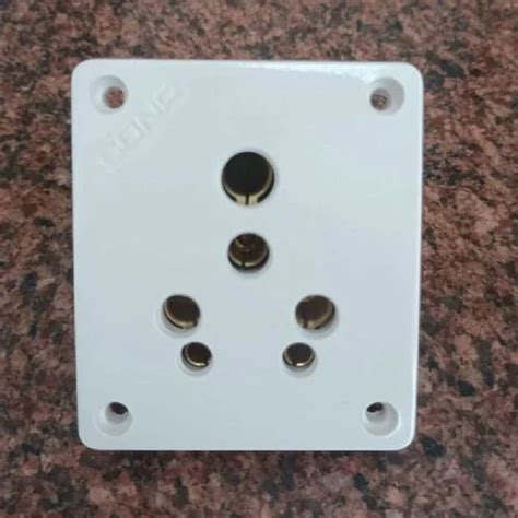 16amp Modular Switch Socket Polycarbonate At Rs 70 In New Delhi Id 2852355934491