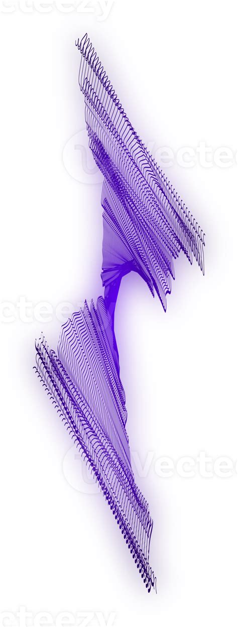 Abstract Wavy Lines Element Flowing Particles Wave Pattern 3d Curve
