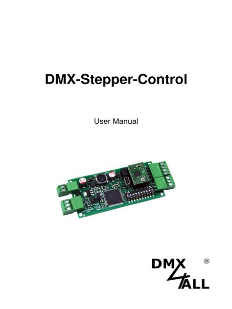 Dmx Stepper Control V2 English Pdf Usb Electricity