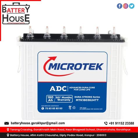 Microtek Inverter Battery 180 Ah At ₹ 15927 Piece Inverters In Gorakhpur Id 2854500755755