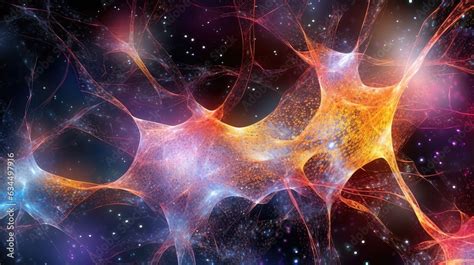 Neural Pathways In A Brain Forming Intricate Patterns Metaphorically Showing The Connections