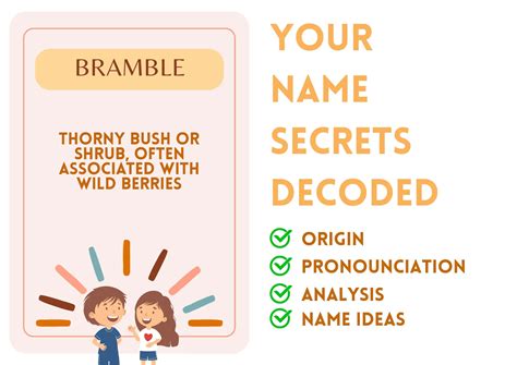 Bramble Name Meaning And Pronunciation