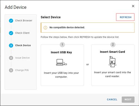 Issue Your Device Hid Cms Self Service Hid Global