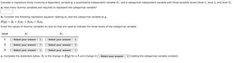 solved a how many dummy variables are required to represent