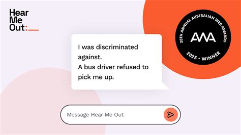 Hear Me Out Wins Most Innovative Website At The Australian Web Awards