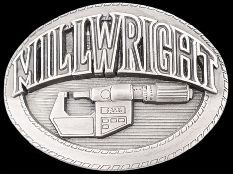 Millwright Micrometer Caliper Vintage Belt Buckle Etsy