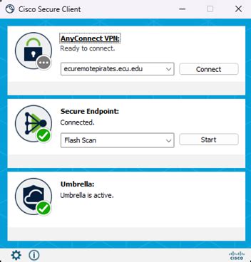 Cisco Secure AnyConnect VPN Client Updates Information Technology And Computing Services ECU