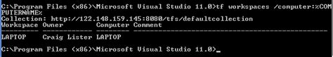 continuous integration tfs workspace mapping conflict stack overflow