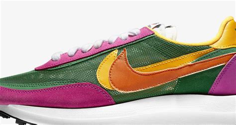 Sacai X Nike Ldwaffle Pine Green Release Date Nike Snkrs