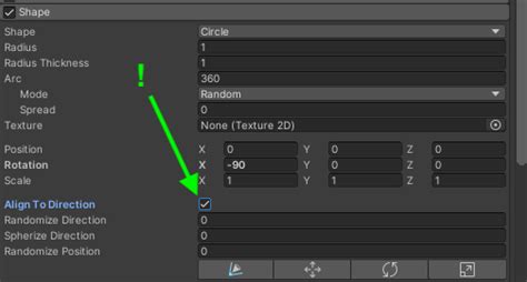 How To Orient Particles To Direction They Are Moving Shuriken