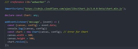 Web Workers Window Error · Issue 9749 · Chartjschartjs · Github