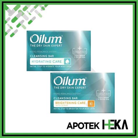 jual oilum brightening hydrating care cleansing bar 85 g sabun