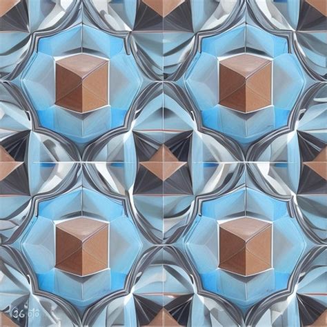 An Intricate Dance Of Shapes And Lines Weaving Together To Form A Mesmerizing 3d Geometric