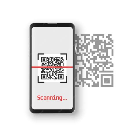 Premium Vector Qr Code Scan Icon In Flat Style Mobile Phone Scanning Vector Illustration On