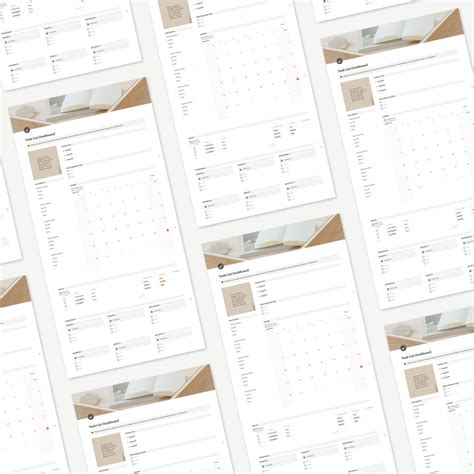 Notion Template Task List Dashboard V CO Luxury Brand Web Digital Marketing Studio