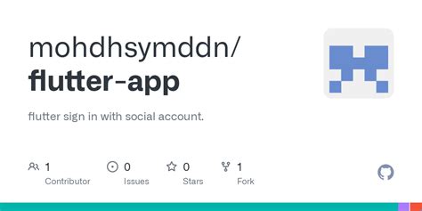 GitHub Mohdhsymddn Flutter App Flutter Sign In With Social Account