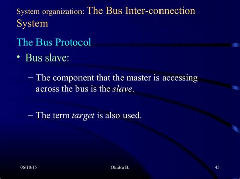 hierarchical bus system