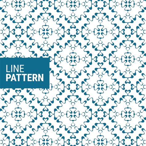 Premium Vector Vector Line Abstract Pattern Background
