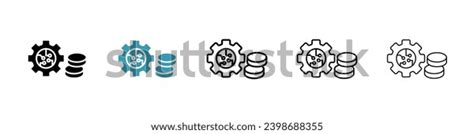 Etl Vector Icon Set Etl Data Stock Vector Royalty Free 2398688355