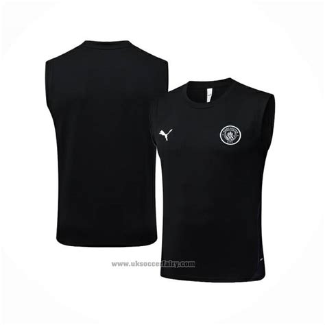 Buy Training Shirt Manchester City Without Sleeves 2025 2026 Black At