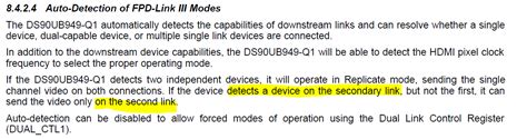 ds90ub949 q1 operation mode confrim interface forum interface ti