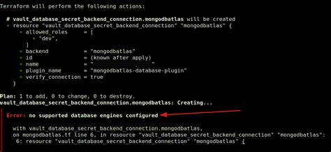 Vaultdatabasesecretbackendconnection Dont Accept Pluginname Key