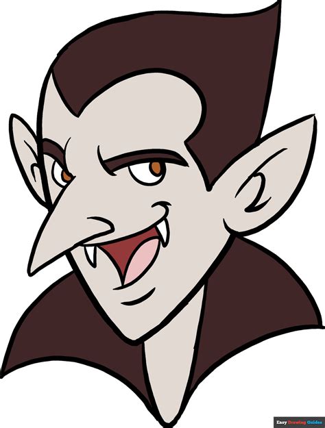 Dracula Face Cartoon