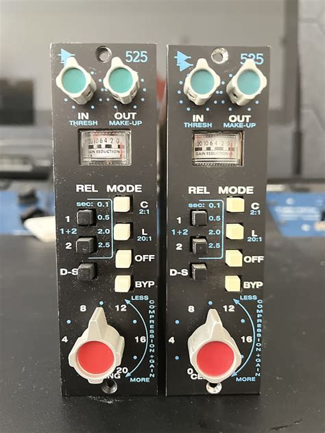 Api 525 500 Series Discrete Compressor Limiter Module Reverb