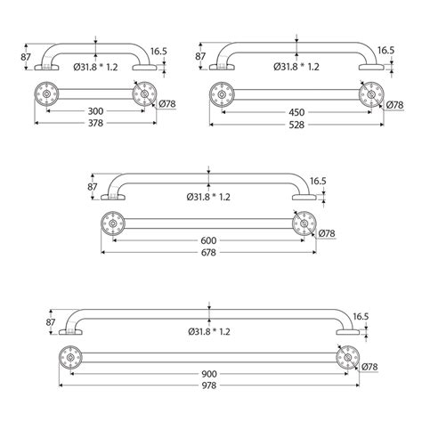 Disable Care Dda Grab Rail Sunlight Bathrooms