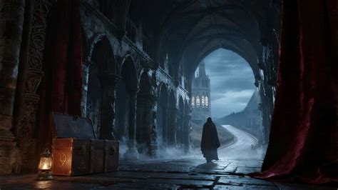 Free Gothic Passage Beckons Image Gothic Cathedral Silhouette Download At Stockcake