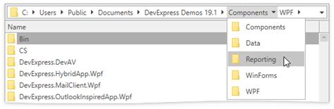 Wpf Breadcrumb Control V191