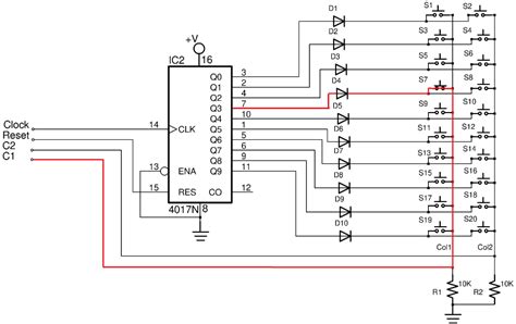 20 Key Keypad Project Closed Switch Computer Engineering Technical Writer Microcontrollers