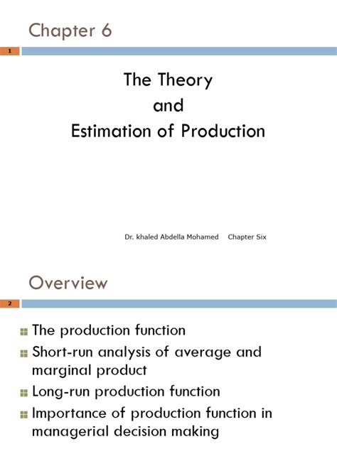 Production Pdf Production Function Business