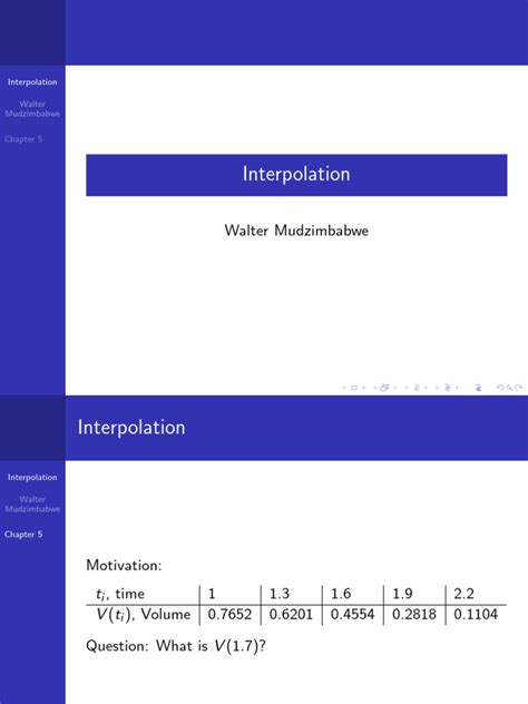 Interpolation Pdf Interpolation Applied Mathematics