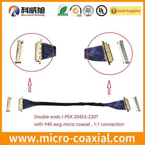 Edp Cable Manufacturer Custom 30 Pin 40 Pin Edp Cable Assembly