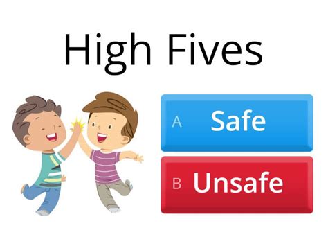 Safe Vs Unsafe Touch Quiz
