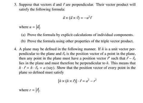 Solved Suppose That Vectors U And V Are Perpendicular Chegg Com