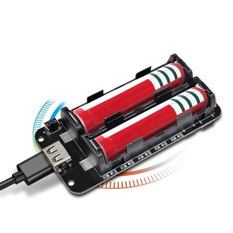diymore 18650 battery shield v8 3v 5v micro usb port type c usb for