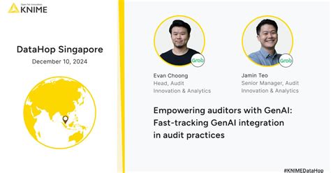Knime On Linkedin Knimedatahop Singapore