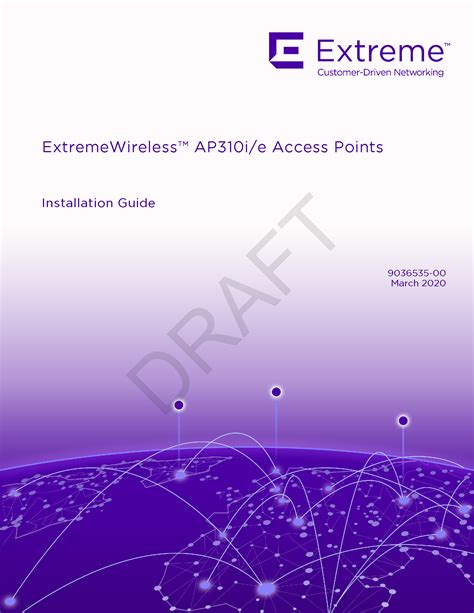 Extreme Networks Ap310 Wireless Access Point User Manual