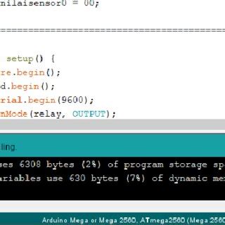 Gambar 6 Proses Compiling Program Pengujian Program Dilakukan Dengan Download Scientific