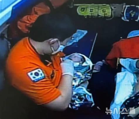 구급차 안에서 새 생명정선소방서 긴급 분만 성공