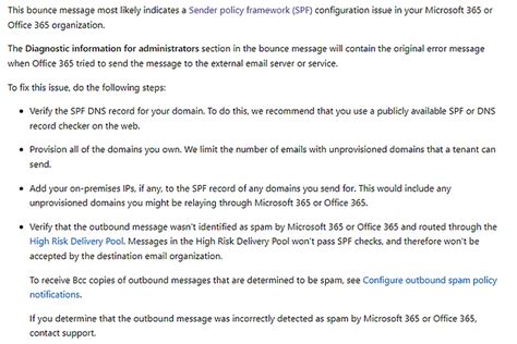 Spf Validation Error For A Specific Recipient Domain Collaboration