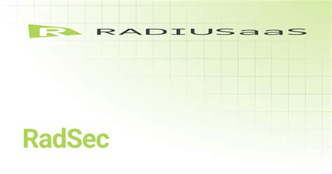 RadSec RADIUSaaS