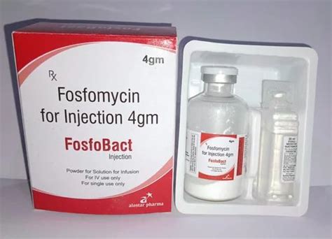 Fosfomycin For Injection 4gm At ₹ 3900 Pack Moti Bagh Colony Nabha