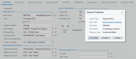 Default Warehouse In BOM Materials Grid Community