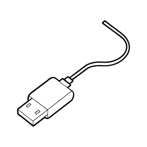 Premium Vector Usb Cable Vector Illustration