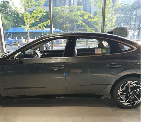 소나타 디엣지 녹턴 그레이 어비스 블랙펄 실물 자동차 에펨코리아