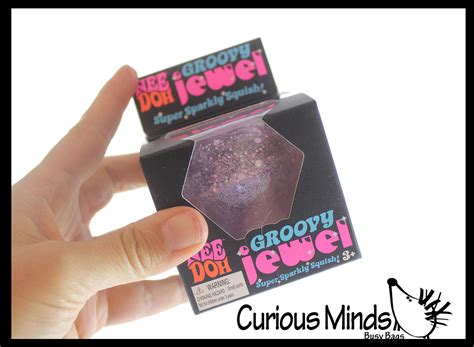 Needoh Jewel Stress Ball Sparkling Gem Squishy Nee Doh Curious